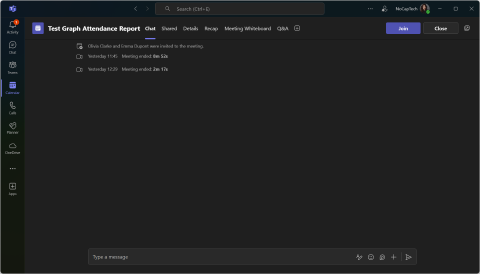 Get Microsoft Teams Meeting Attendance Report Through Graph API