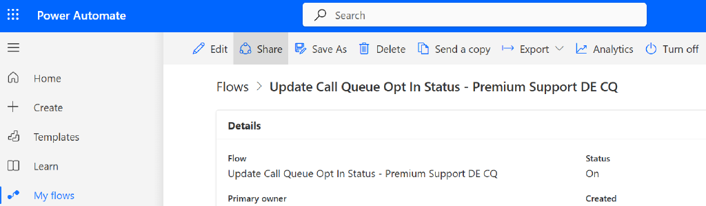 Microsoft Teams: Change Call Queue Opt In Status on Behalf of Other User