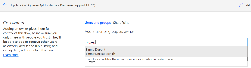 Microsoft Teams: Change Call Queue Opt In Status on Behalf of Other User