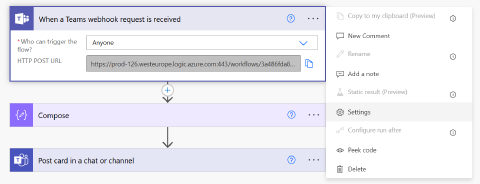 Migrate Teams Incoming Webhooks to Workflows (Power Automate)