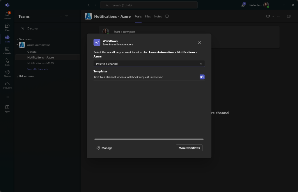 Migrate Teams Incoming Webhooks to Workflows (Power Automate)