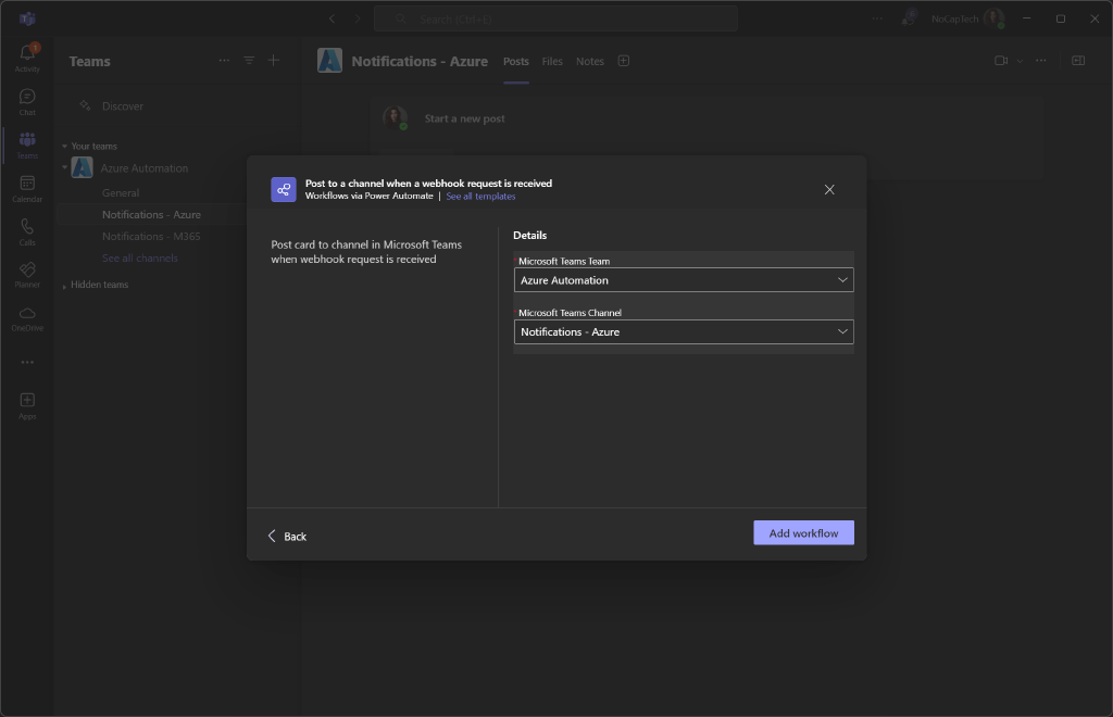 Migrate Teams Incoming Webhooks To Workflows Power Automate