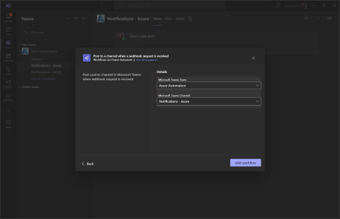 Migrate Teams Incoming Webhooks to Workflows (Power Automate)