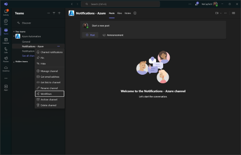 Migrate Teams Incoming Webhooks to Workflows (Power Automate)