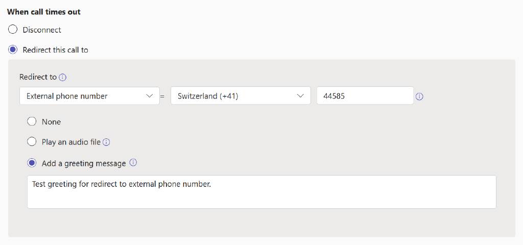 Teams Call Queues now Support Greetings in Exception Handlings