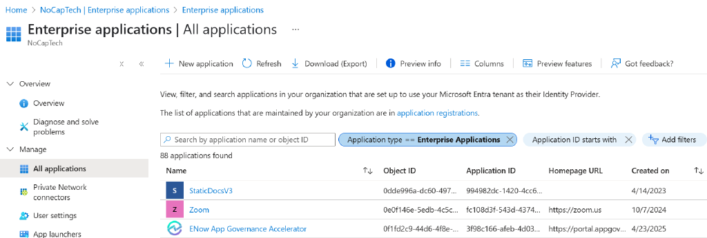 Understanding Entra ID App Registrations, Enterprise Applications and ...
